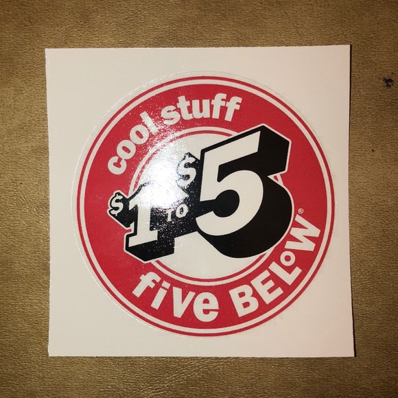 five below | Accessories | Five Belw Sticker | Poshmark